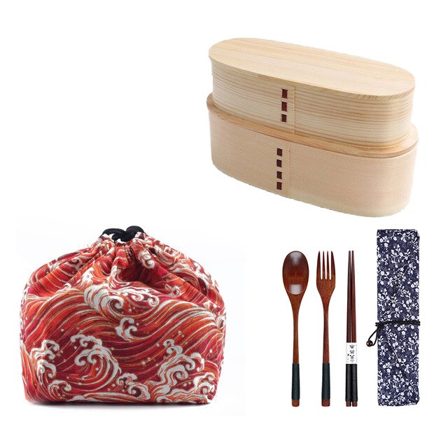 Bento Set Boichi - Japanese Bento - Bento Box - Wooden Lunch Box ...