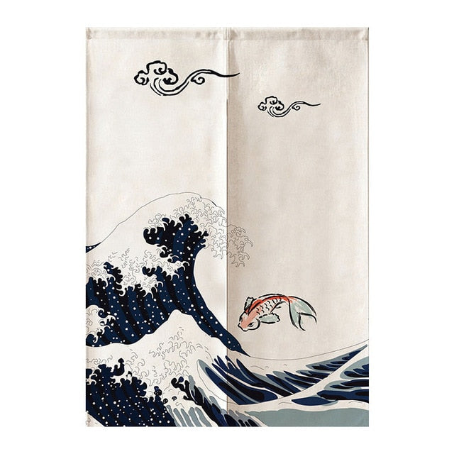 Noren Curtain Haruka - Japanese Curtains - Noren - Osaka Street Market