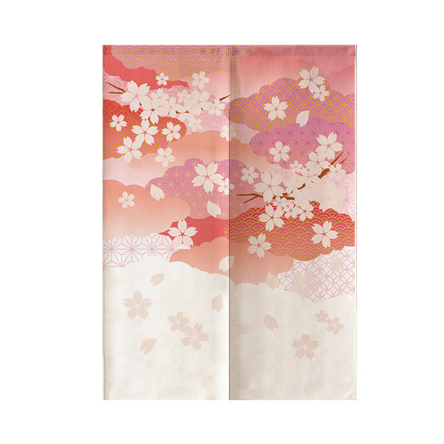 Noren Curtain Sakura (3 Sizes) | Osaka Street Market