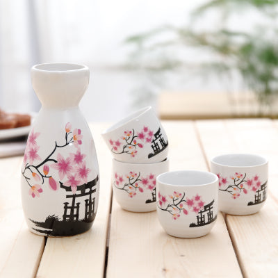 Sake Set Kai - Japanese Sake Set - Ceramic Sake - Sake Cups – Osaka ...