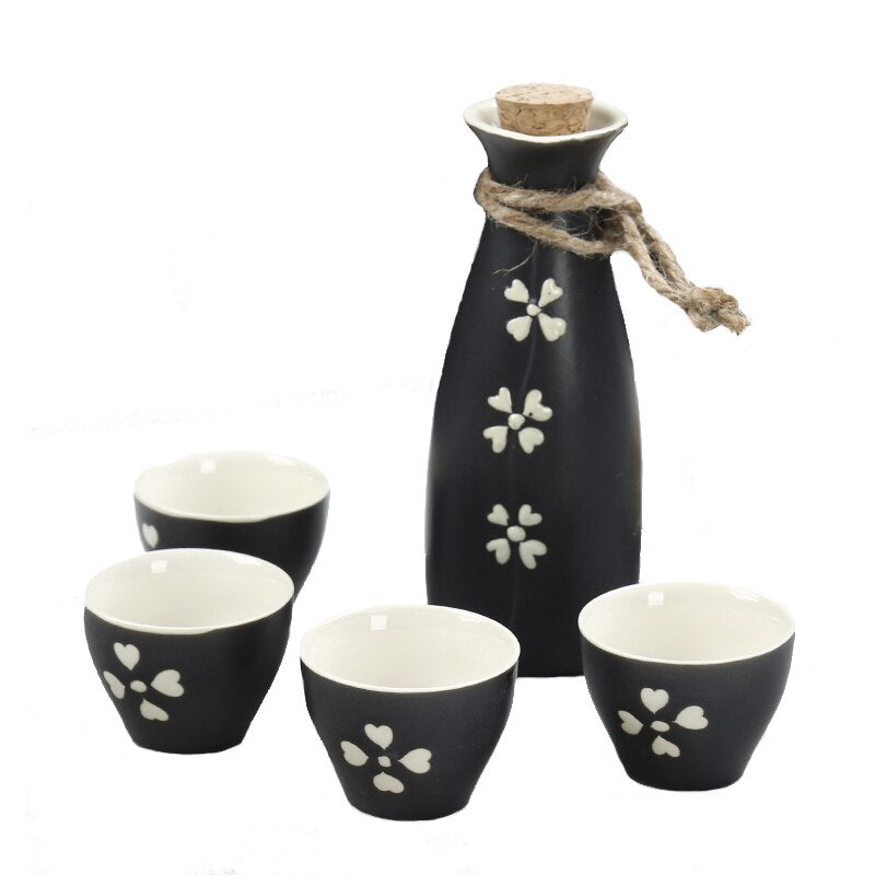 Sake Set Kaikoma - Sake Cups - Ceramic Sake Sets - Osaka Street Market