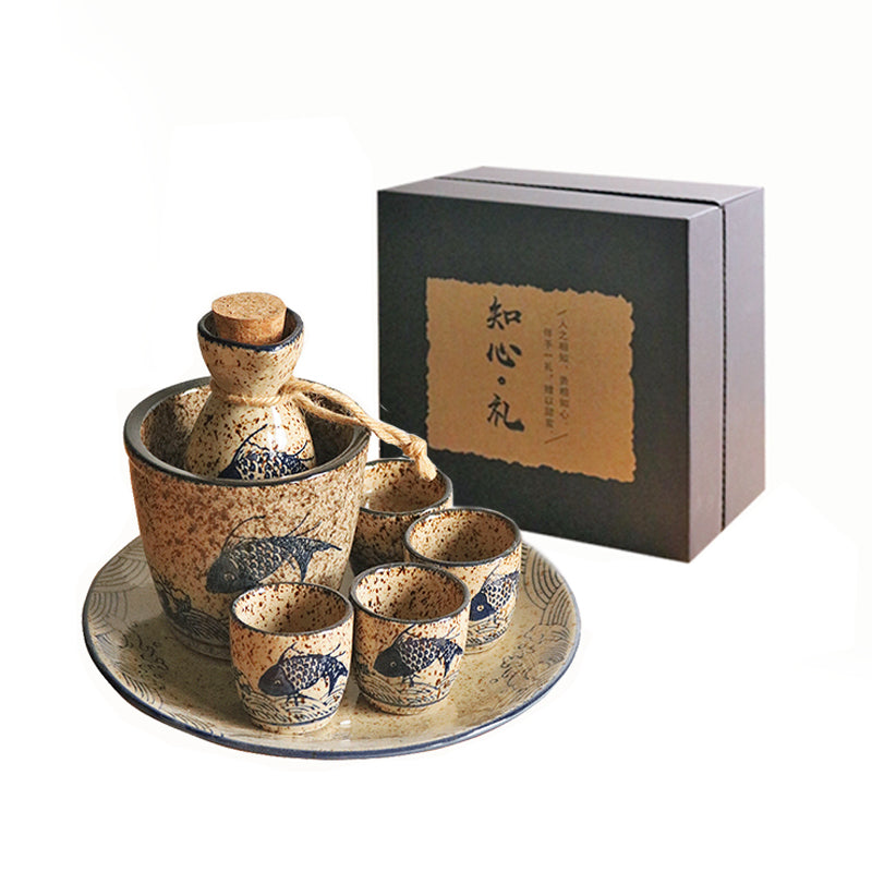 Sake Set 2 - Japanese Sake Sets - Ceramic Sets - Osaka Street Market