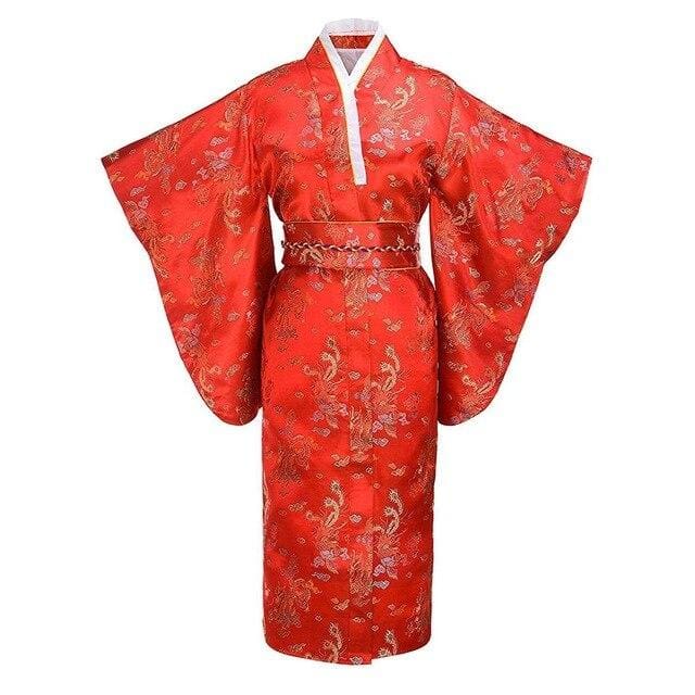 Woman Kimono Nyoko - Japanese Kimonos - Women's Kimonos – Osaka Street ...